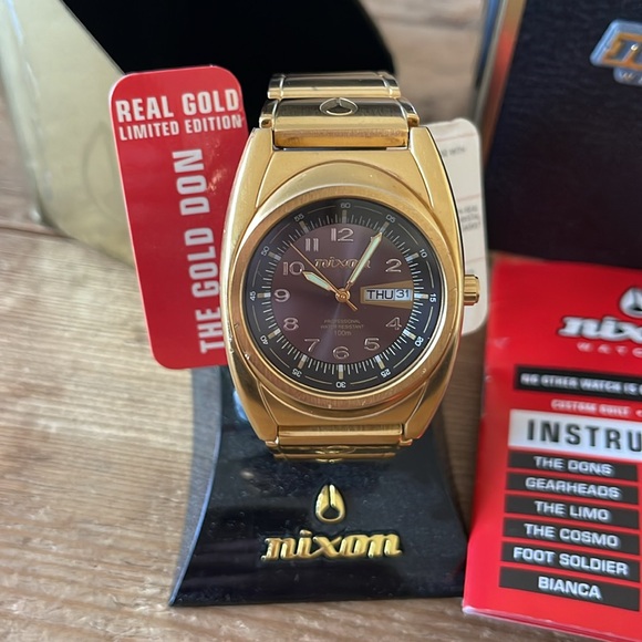 Nixon | Accessories | Vintage Rare Nixon The Gold Don Watch Limited ...
